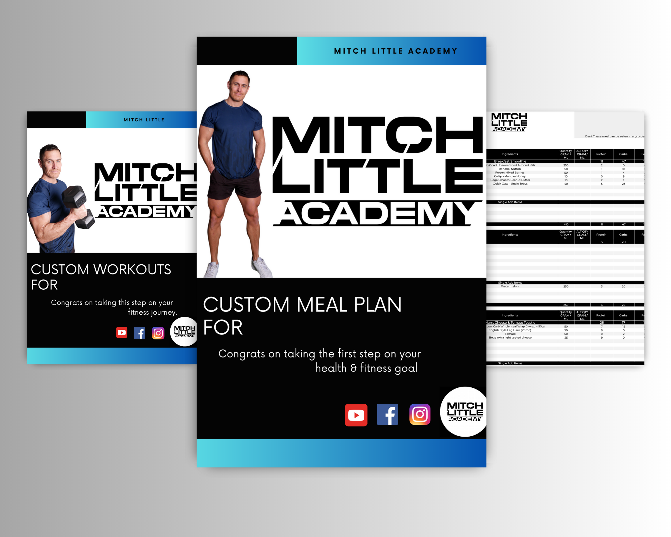 Custom Meal Plans – Mitch Little Academy
