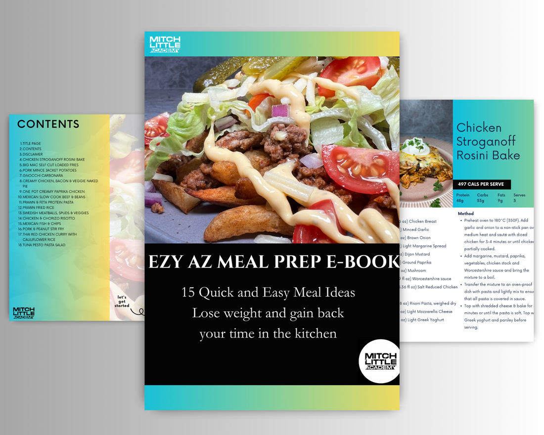 Ezy Az Meal Prep Ebook – Mitch Little Academy
